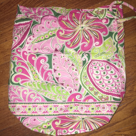 Vera Bradley | Bags | Vera Bradley Iconic Ditty Bag In Pinwheel Pink ...